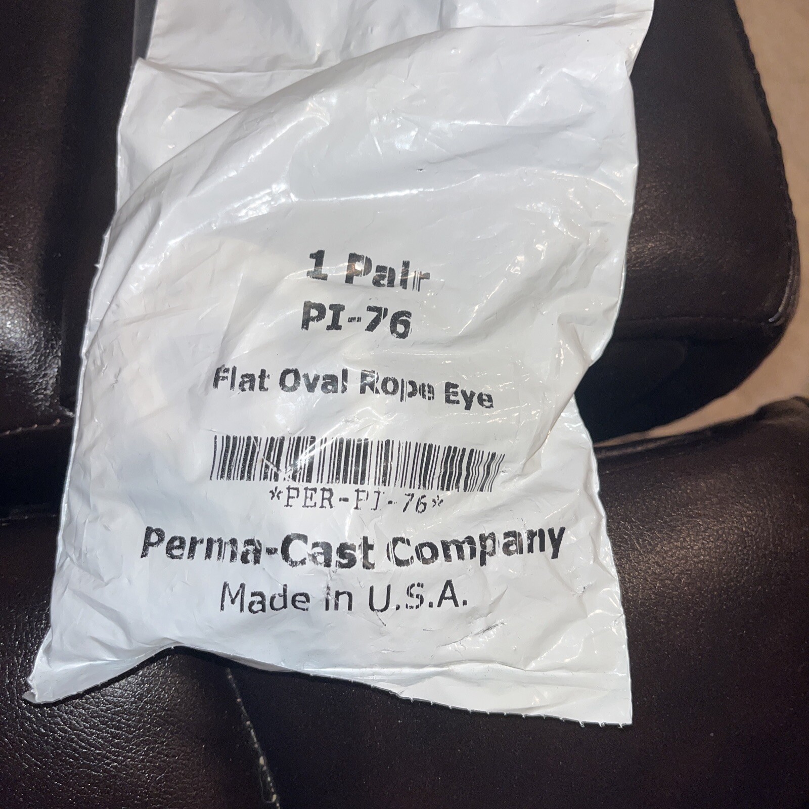 Permacast PI-76 Oval Rope Eye 2 Pack Wall Mount 3/4 for sale online | eBay