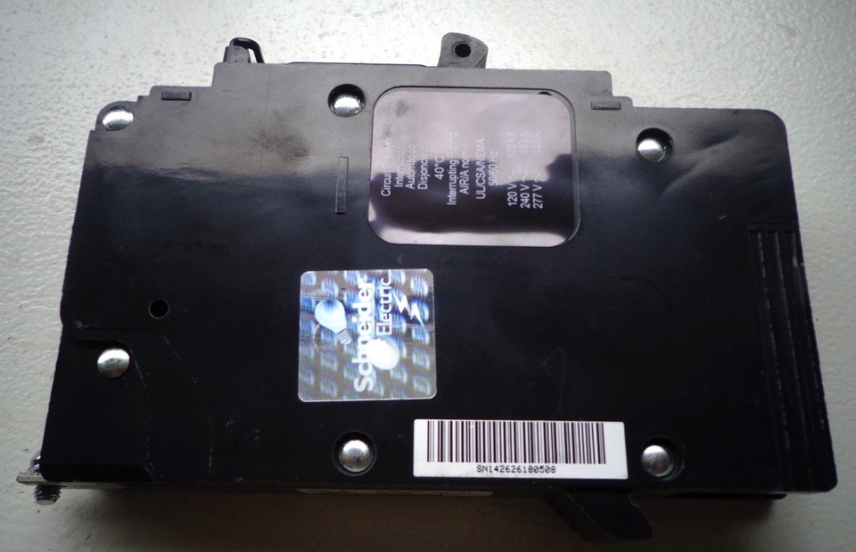 EJB14020 Square D CIRCUIT BREAKER 1P 20A With Breaker lock, NEW! | eBay