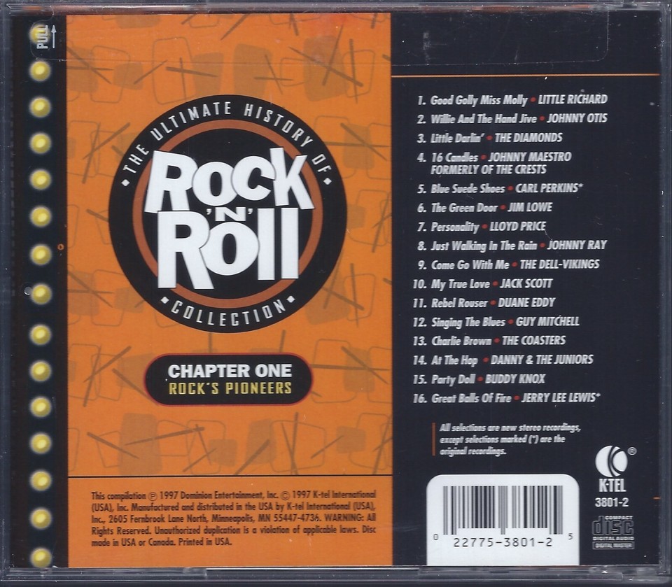 The Ultimate History of Rock 'N' Roll Collection - Chapter One Pioneers ...