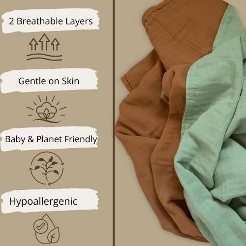 Basic Toddler Blanket - Muslin Baby Blankets for Boys Girls - Toddler ...