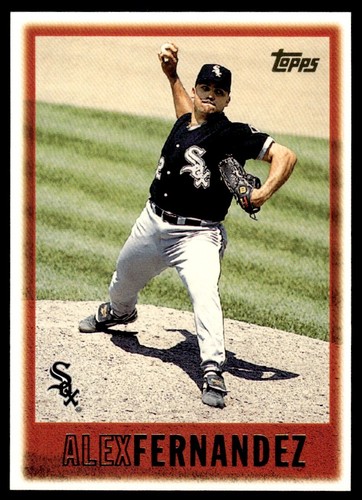 1997 Topps Baseball Card Alex Fernandez Chicago White Sox #355 | eBay