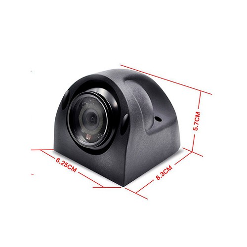 4 Pin Heavy Duty 12-24V CCD Side View Color Camera 10 IR LEDs IP68 For ...