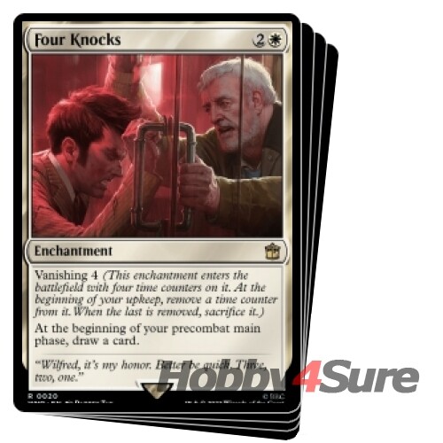 Four Knocks X4 M/NM Magic: The Gathering MTG Universes Beyond: Doctor ...