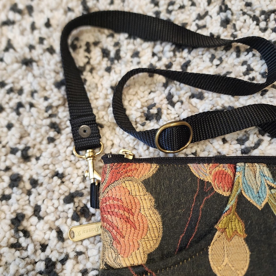 Danny K Purse Beverly Hills CA Women's Tapestry Fabric Crossbody ...