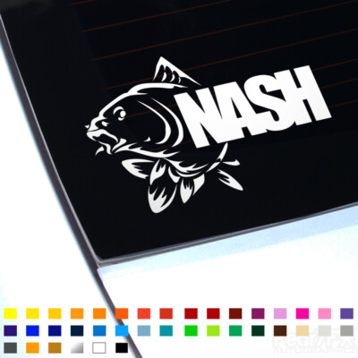 Nash Carp Fishing Hunter Decal Sticker For Car Van Window Bumper ...