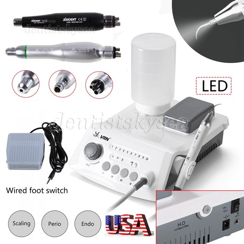 Dental Ultrasonic Piezo Scaler Detachable LED Handel/Hygiene Prophy Air ...