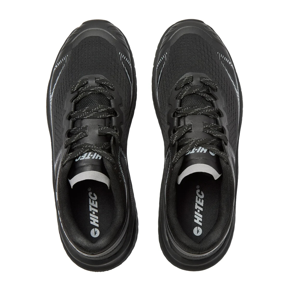Hi Tec Men'S Trail Shoe, Breathable Mesh Lining, Lace Closure Black | eBay