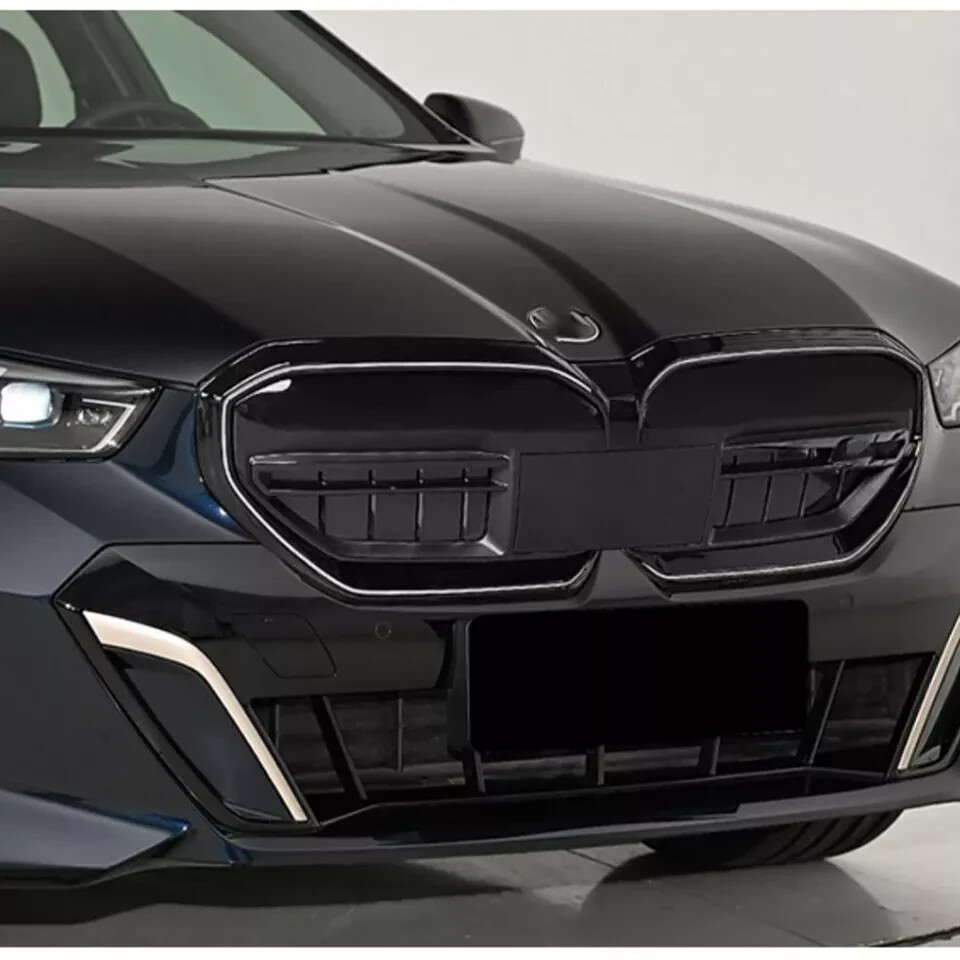 Gloss Black LED Grille fits for BMW 5 i5 2024 2025 G60 G68 Update All ...