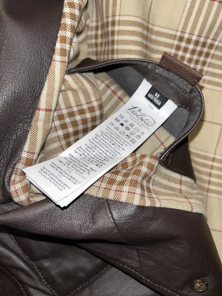 Valstar Milano 1911 Leather Valstarino Jacket Long Sleeve Sz 52 | eBay