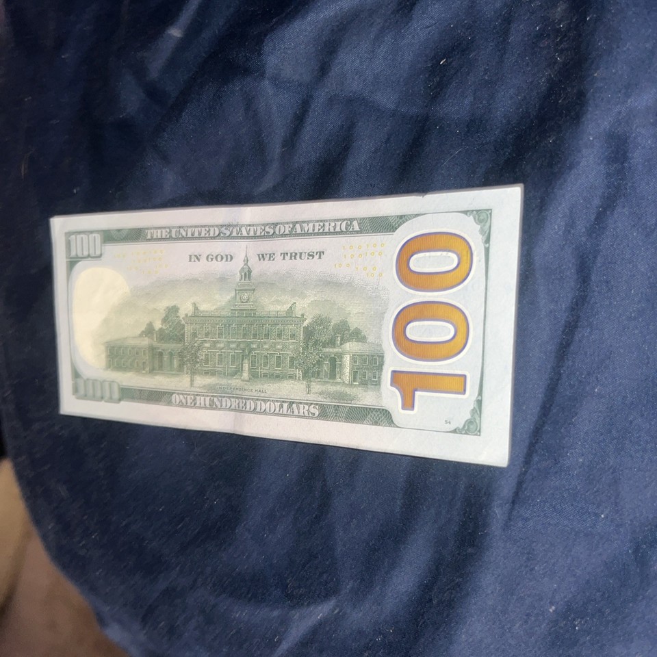 $100 Bill ERROR NOTE Series 2017A One Hundred Dollar Currency ...