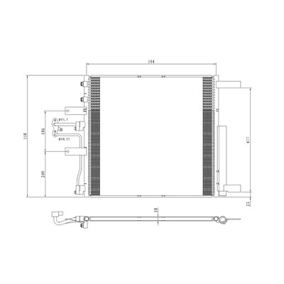New Premium Fit A/C Condenser 68535474AA | eBay