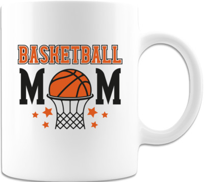 Basketball Mom Cool Novelty Sports Hoops Mother Coffee Mug White Nice ...