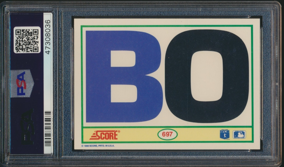 1990 SCORE BASEBALL #697 BO JACKSON "BO KNOWS" PSA 10 GEM MINT | eBay