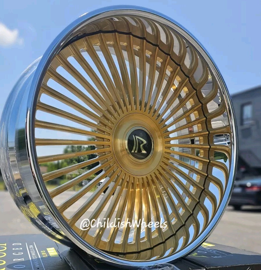 26" Inch Rucci Hooch 5x120 5x127 2pc Wheels Rims | 9" | Two Piece ...