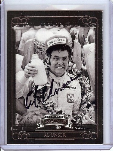 Al Unser 2008 Press Pass Legends Hand Signed Autograph Indy #38 JSA ...