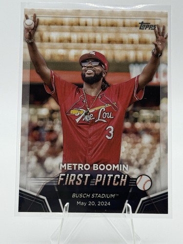 2024 Topps Update Series First Pitch Metro Boomin #FP-9 City Connect St ...