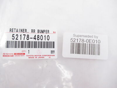 Genuine OEM 2006-2012 Lexus Driver Rear Bumper Retainer Valance | 52178 ...