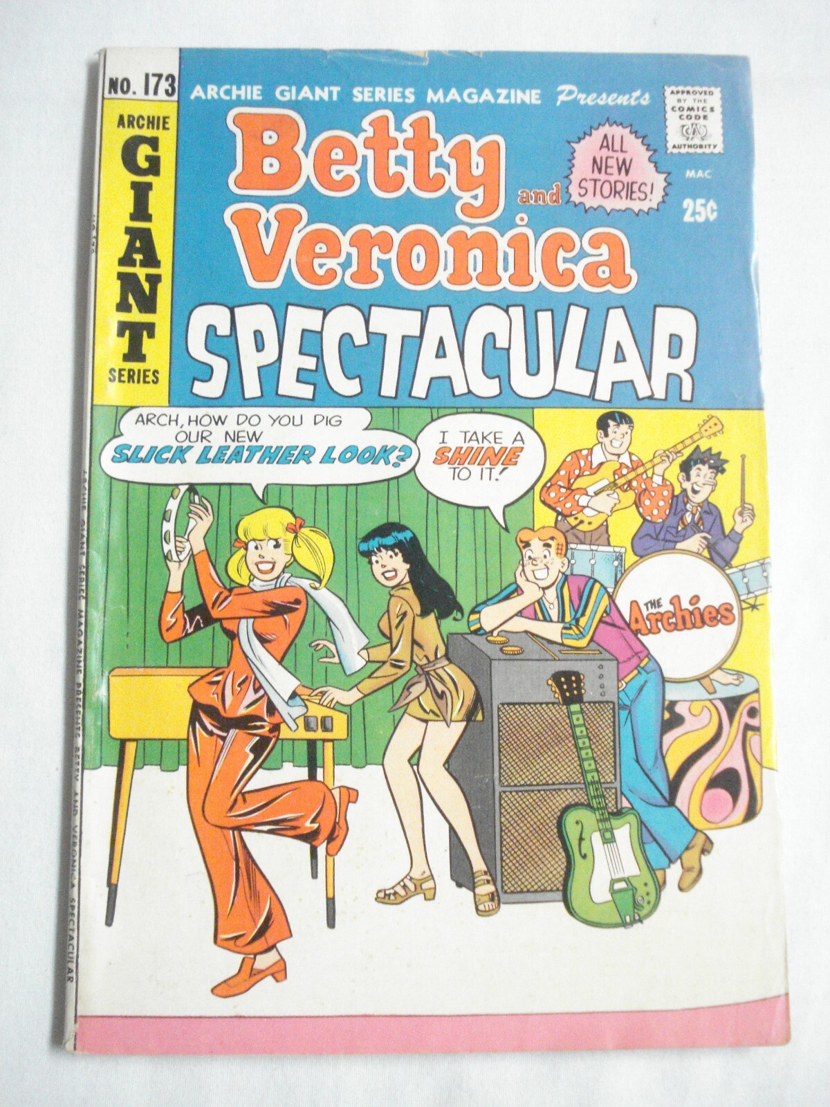 Archie Giant Series Betty and Veronica Spectacular #173 1970 The ...