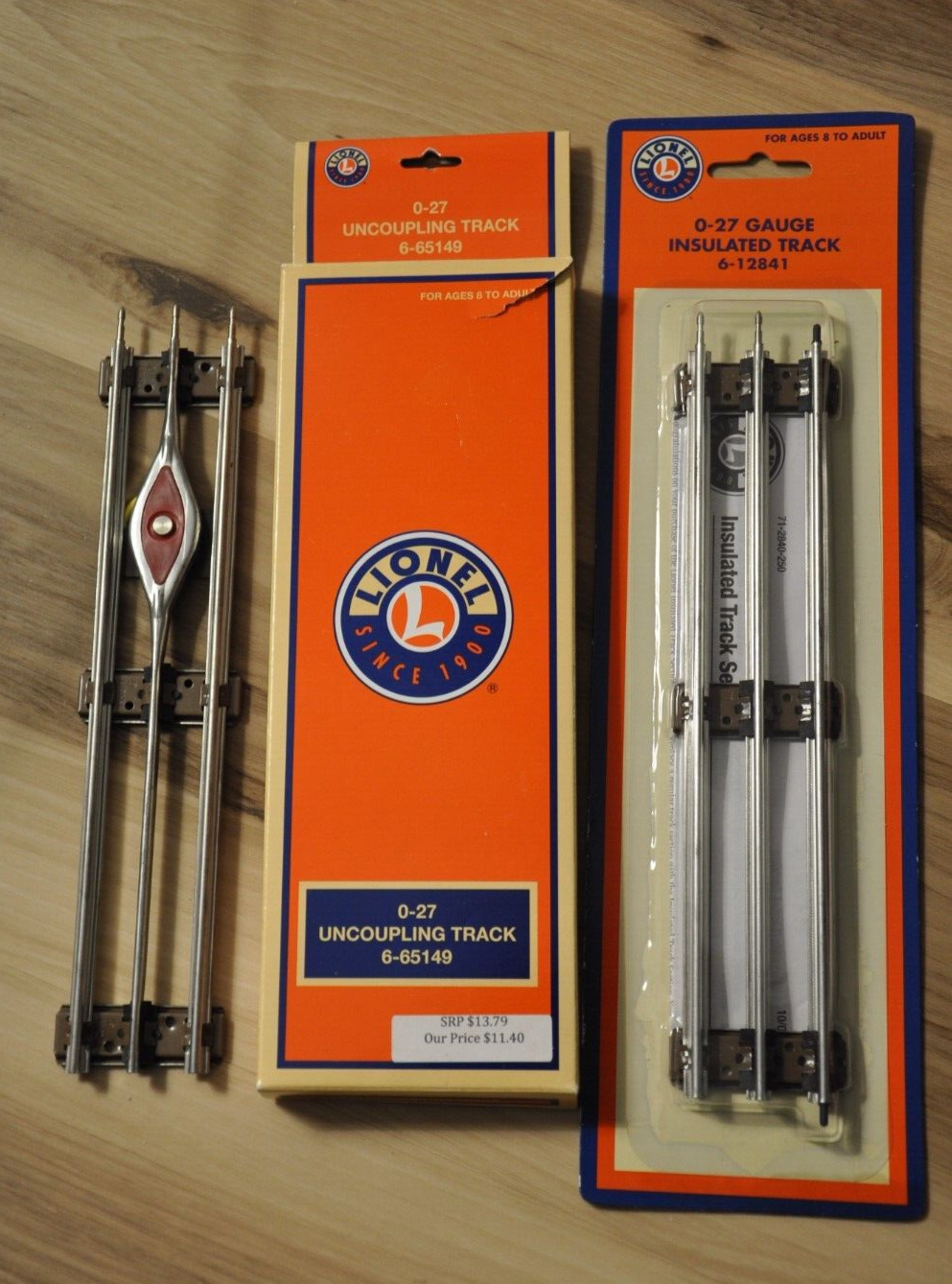 NOS Lionel 6-65149 O-27 Uncoupling Track & (1) 6-12841 St Track Read ...