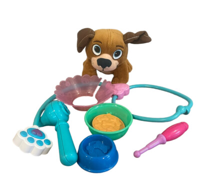 Just Play Toy Hospital Plush Dog And Accessories doctor vet kit | eBay