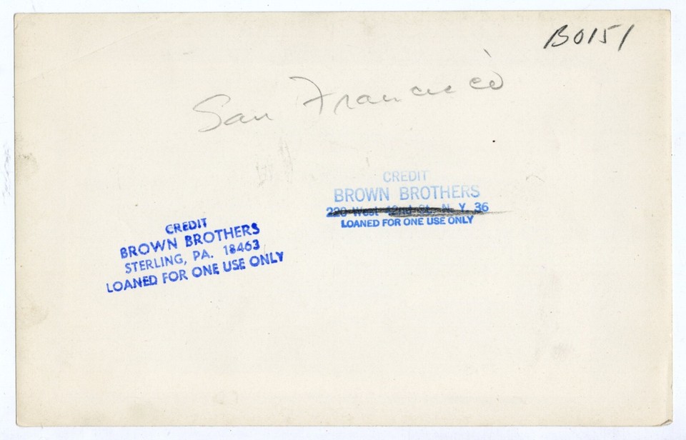 1890s Sewell St. Railroad Co. Cliff House Trolley, San Francisco Photo ...