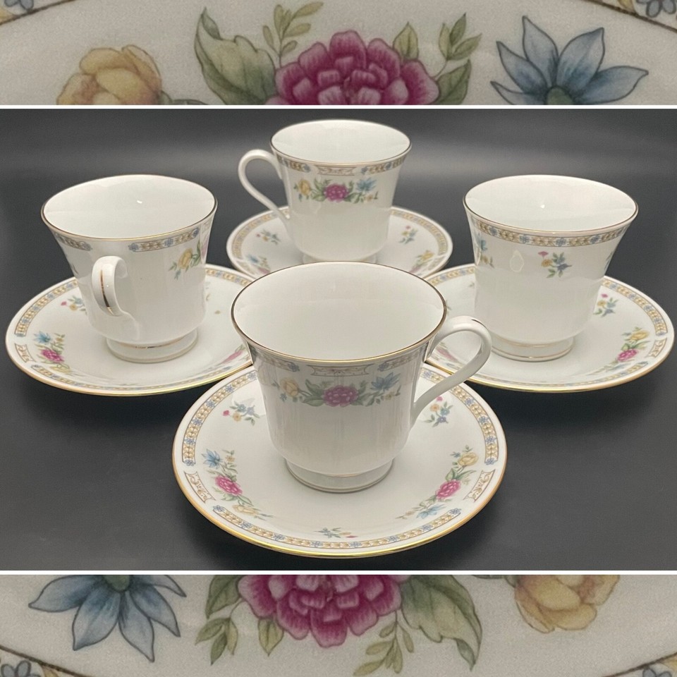 Liling Fine China Ling Rose Dinnerware 20 Piece Set for 4 c1980s Made ...
