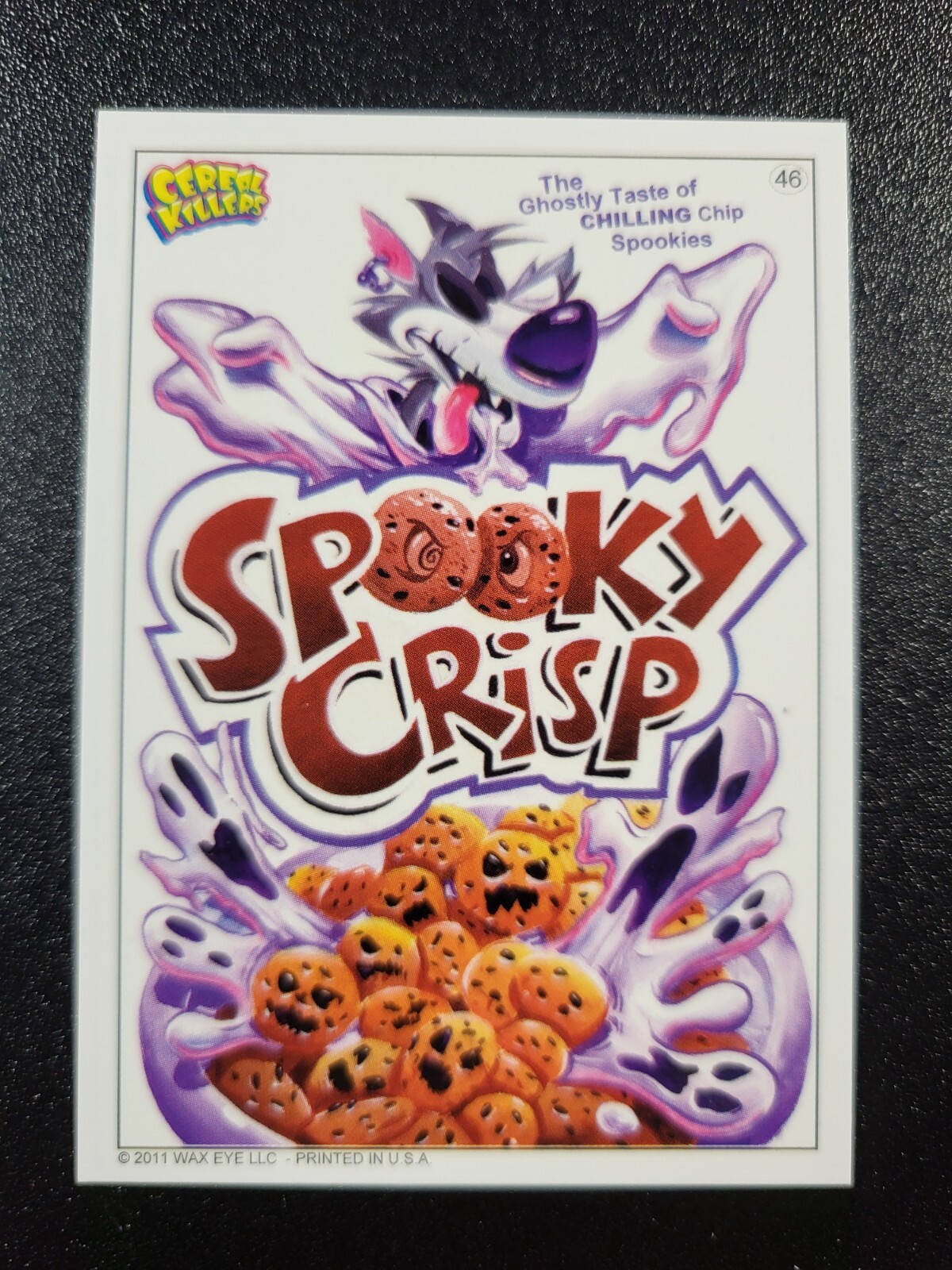 Cereal Killers Card Garbage Pail Kids Spoof Cookie Crisp Chip the Wolf ...