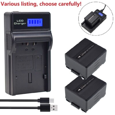 Battery or USB Charger for Panasonic CGR-DU14 CGA-DU14 VDR-D100 VDR ...