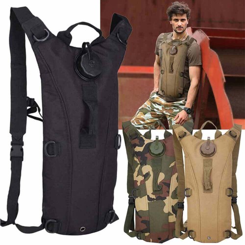 3L Camelbak Camping Backpack Bladder Tactical Hydration Hiking Bag ...