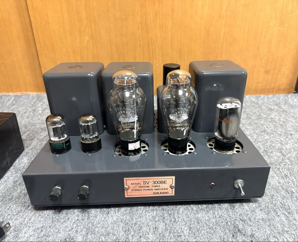 Authentic Sun Audio SV-300BE 300B Vacuum Tube Stereo Power Amplifier ...