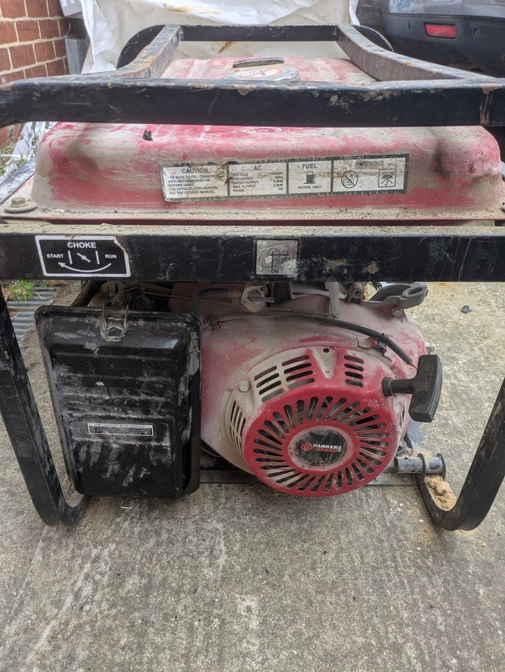 Non runner 6.87 kVA Portable Petrol Generator with Electric Start | eBay UK