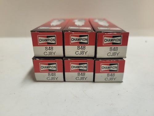 CHAMPION SPARK PLUG 848 CJ8Y COPPER PLUS (QTY. 6) | eBay