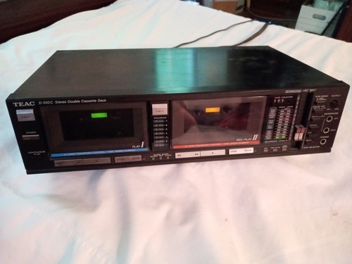 TEAC D-500C Stereo Double Cassette Deck Audio Equipment, Dolby Sound (508397) | eBay