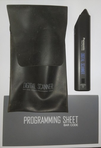 VW-DS1B Panasonic Video Bar Code Reader Digital Scanner + Programming ...