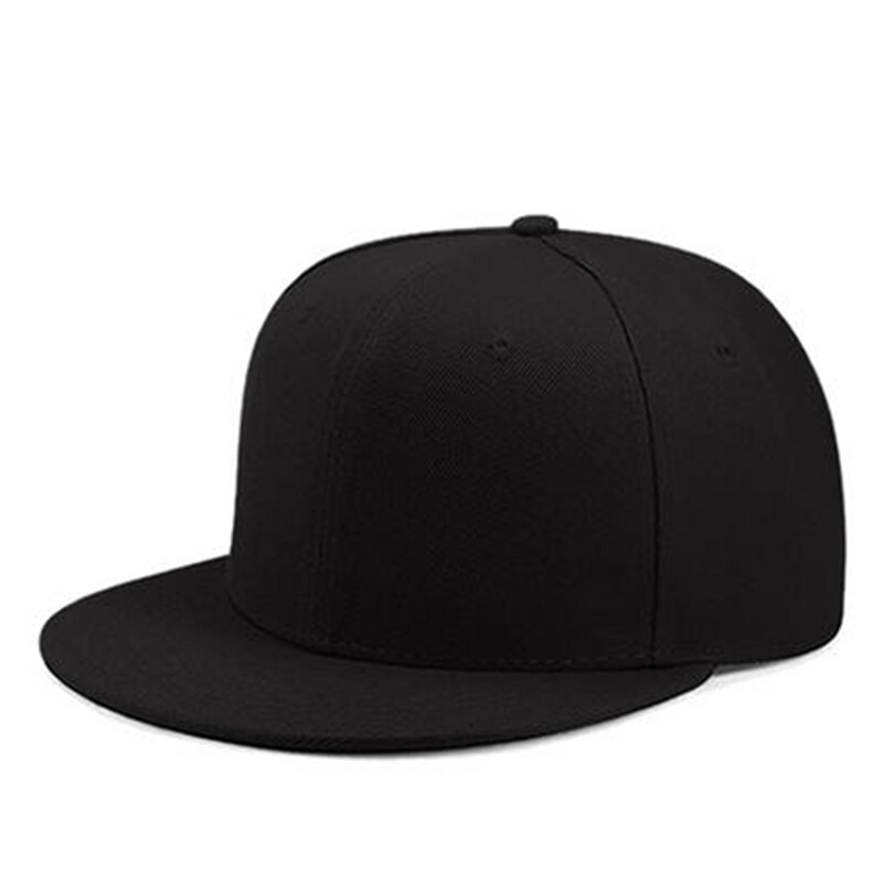 Snapback Hat Flat Baseball Cap Trucker Solid Plain Blank Men Women Hip ...