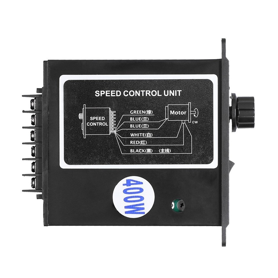 Compact AC motor speed controller with wide speed range and 400W power ...