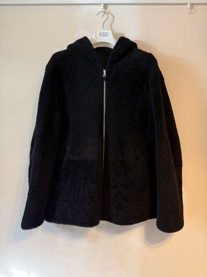 Allege Reversible Shearling Parka Auralee Black Sheep Skin | eBay UK