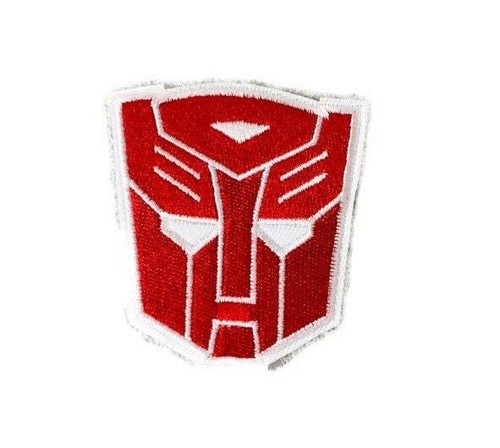 Red Autobot Transformer Patch 3" x 2.75" - Super Hero Iron on or Sew on Patches | eBay
