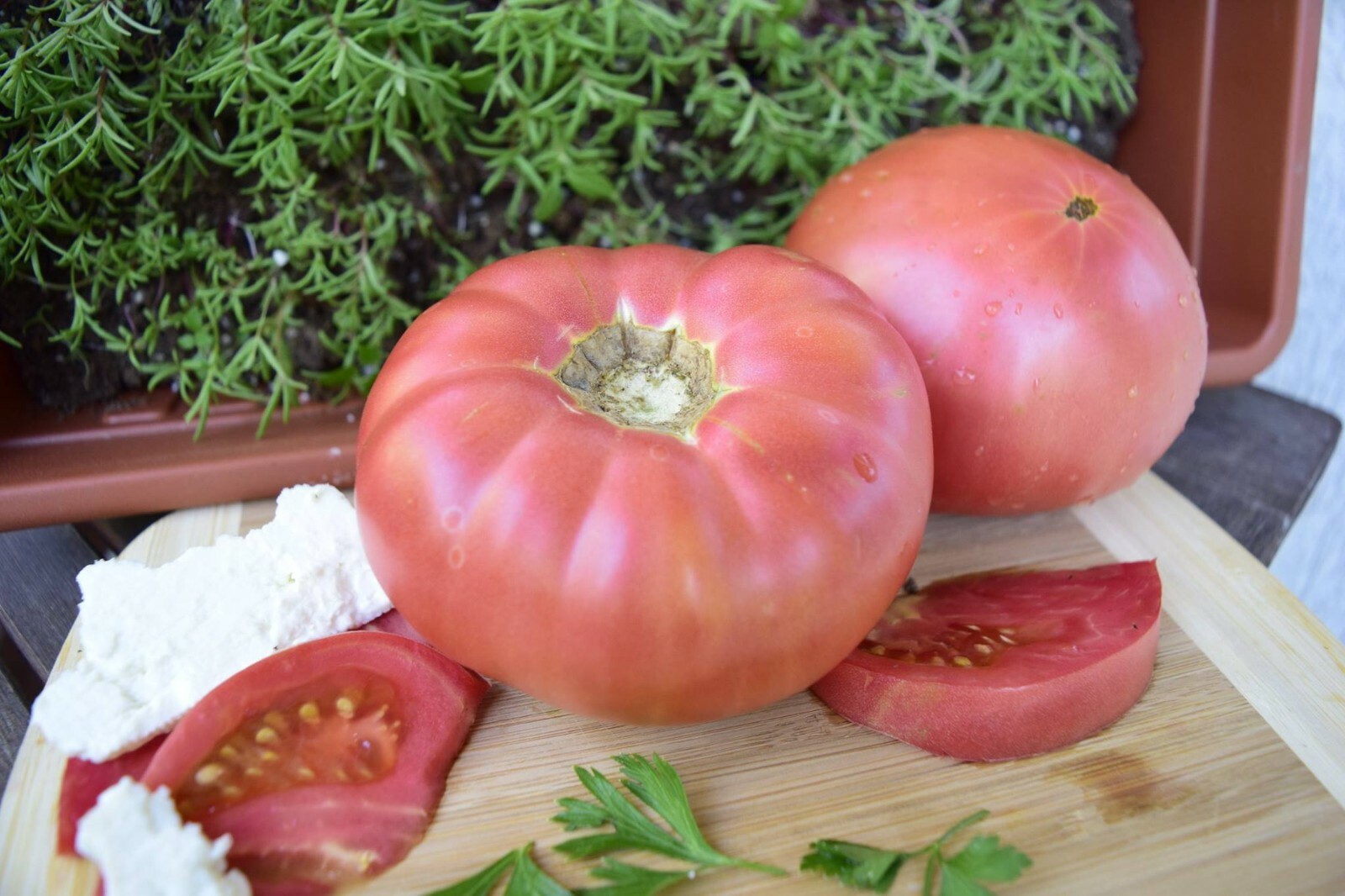 15 Pink Raspberry Maliniak Tomato Seeds - Heirloom | eBay UK