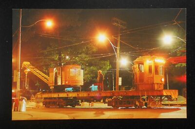 1980s 1967 View TTC Crane Trolley Car C-2 Neville Loop Trackwork Toronto ON Cana | eBay