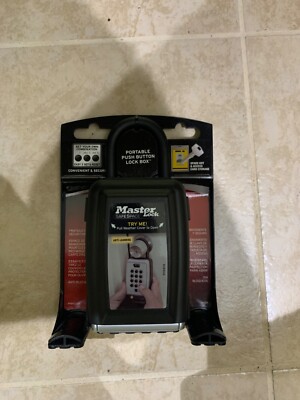 Master Lock Portable Push Button Lock Box #5422D | eBay