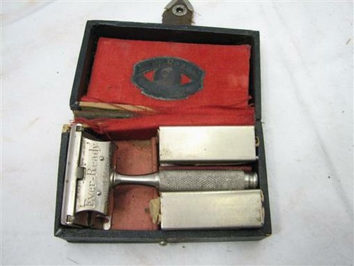 Vintage Ever Ready Safety Razor Case 2 Blade Safes 1914 Patent Shaving ...
