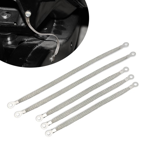 5PC UNIVERSAL HEAVY DUTY ENGINE GROUND STRAP 3-10" AND 2-13" WITH 5/16 ...