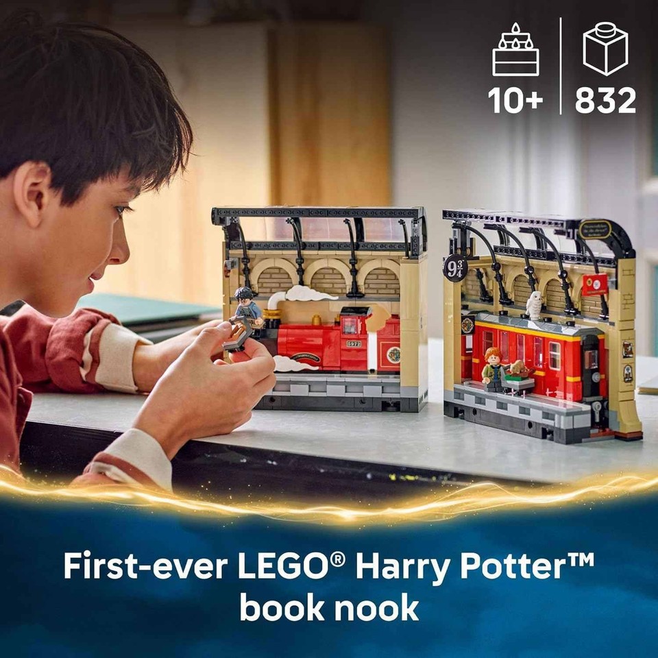 LEGO Harry Potter Book Nook: Hogwarts Express Building Set - Bedroom ...