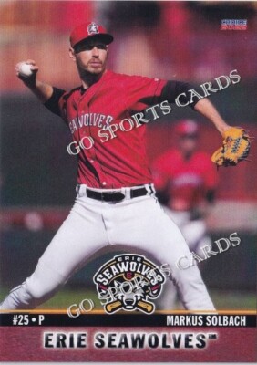 2022 Erie SeaWolves Markus Solbach RC Rookie Detroit Tigers GER | eBay
