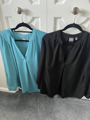 2 Ladies Soho Ny & Co blouses XL | eBay