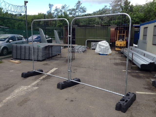 Building Site Fencing Heras/Harris Type Panels Temporary Site Security ...