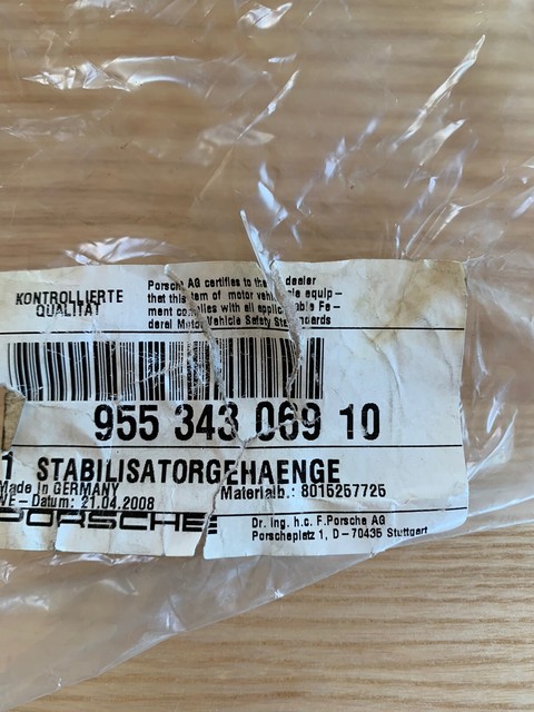 Porsche Genuine Stabilizer Drop Link 2x 95534306910 for sale online | eBay