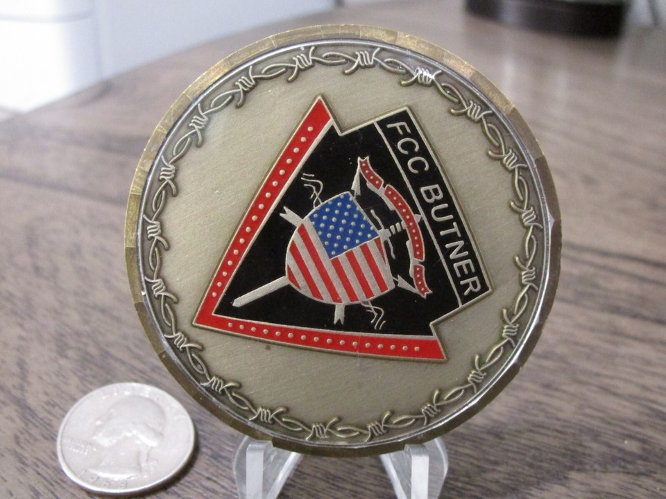 BOP FCC Butner Federal Correctional Complex Prison Challenge Coin #483R ...
