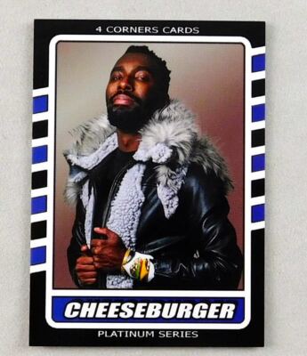 Cheeseburger Pro Wrestling Trading Card 4 Corner Wrestler Indy WWE ...